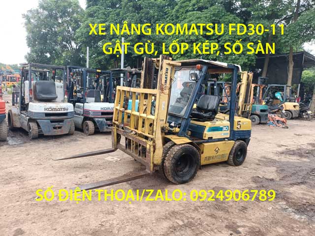 Xe nâng dầu 3 tấn Komatsu FD30-11 - 472202 - Xe Nâng Nhập Nhật